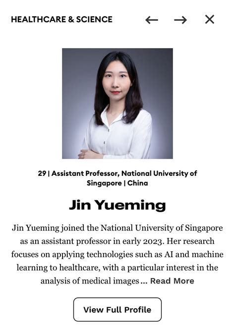 Ai4healthcare Forbesu30asia Forbesunder30 Yueming Jin 21 Comments