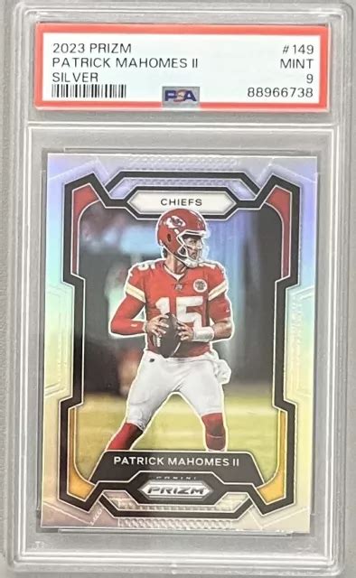 2023 Prizm 149 Patrick Mahomes Ii Silver Psa 9 Mint Eur 506