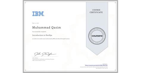 Muhammad Qasim On Linkedin Completion Certificate For Introduction To Devops