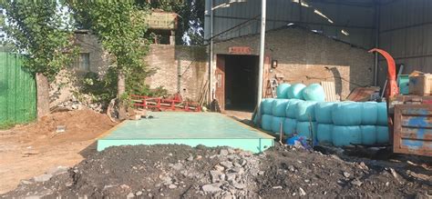 汝州市庙下镇黄寨村拆车厂50吨地磅 工程案例 河南恒瑞称重设备有限公司恒瑞称重河南地磅厂家洛阳地磅洛阳汽车衡