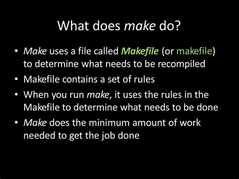 The Make Utility Original Presentation Courtesy Of Alark Joshi Ppt