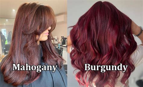 Mahogany Vs Burgundy Hair Color Whats The Difference Hermosa Hair
