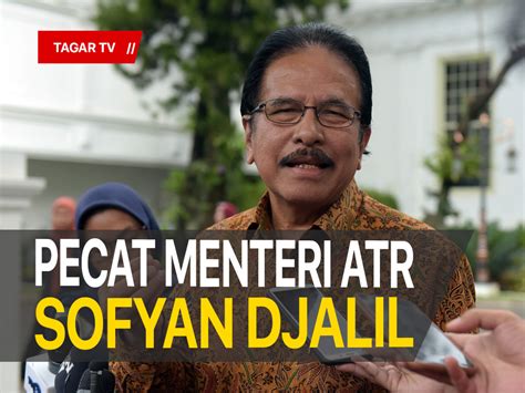 Menteri Atr Sofyan Djalil Digugat Warga Jogja Jokowi Diminta Pecat Dia