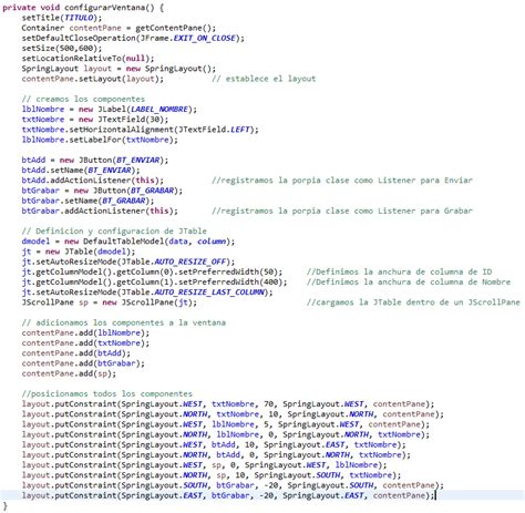 Solucion Ejercicio De Java Swing Listas Tablas