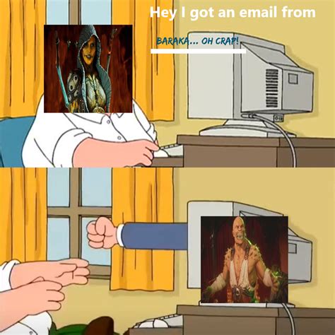Dvorah Gets Email Punched By Baraka By Xanagui On Deviantart