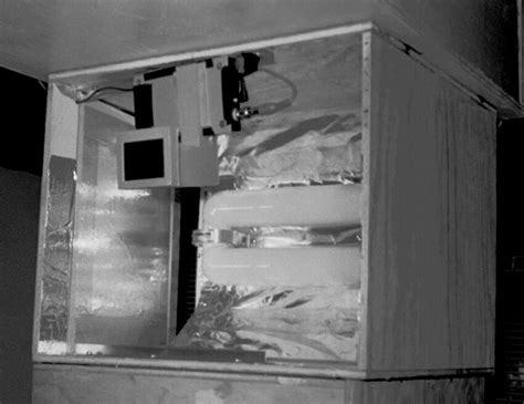 Shows The Mini Lcd Monitor As It Is Mounted To The Front Of The Light