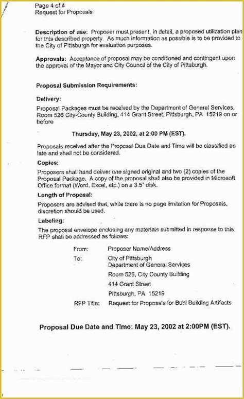 Response To Rfp Template Free Of Rfp Response Cover Letter