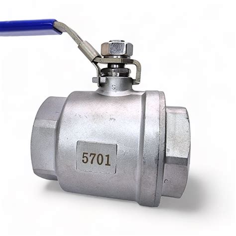 Válvula Bipartida Rosca BSP FF Inox 304 2 pol Inversa BrewShop