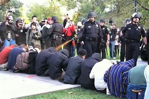 Uc Davis Cop Pepper Sprays Famous Works Of Art