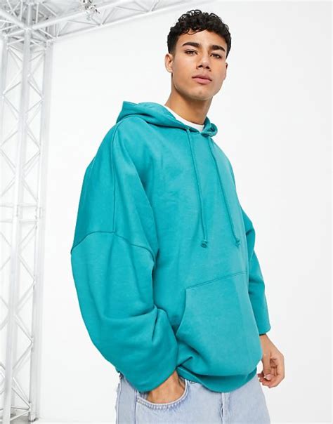 Asos Design Sweat à Capuche Ultra Oversize Vert Asos