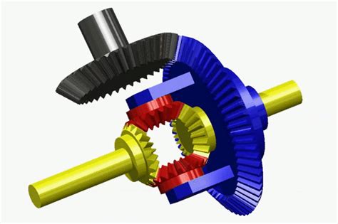 Differential GearBox SOLIDWORKS 3D CAD Model GrabCAD