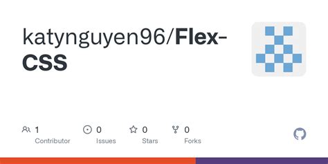 GitHub Katynguyen Flex CSS