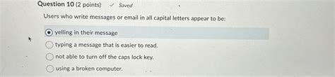 Solved Question 10 2 ﻿points ﻿savedusers Who Write
