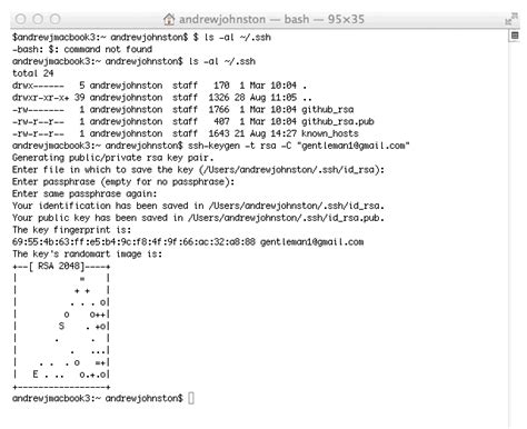 topic generating ssh keys
