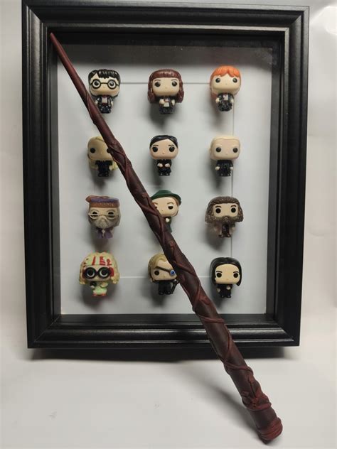 Kolekcja Figurek Funko Pop Harry Potter Ramka Wraz Z Różdżką 9 Z 11