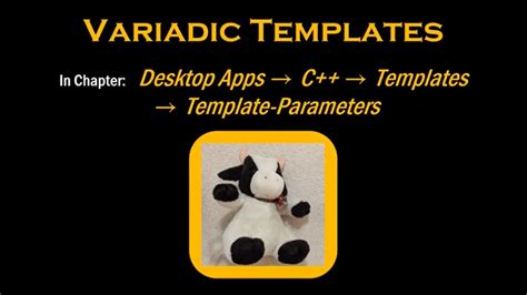 c variadic templates youtube
