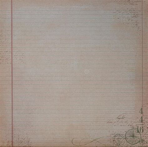 Simple Notepad Paper Design Stock Image Image Of Drawing Digital