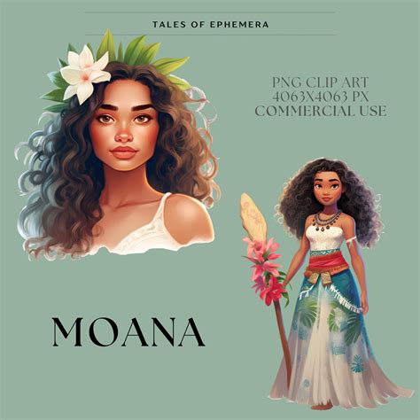 Moana Clipart Png Clipart With Full Commercial Use Instant Download