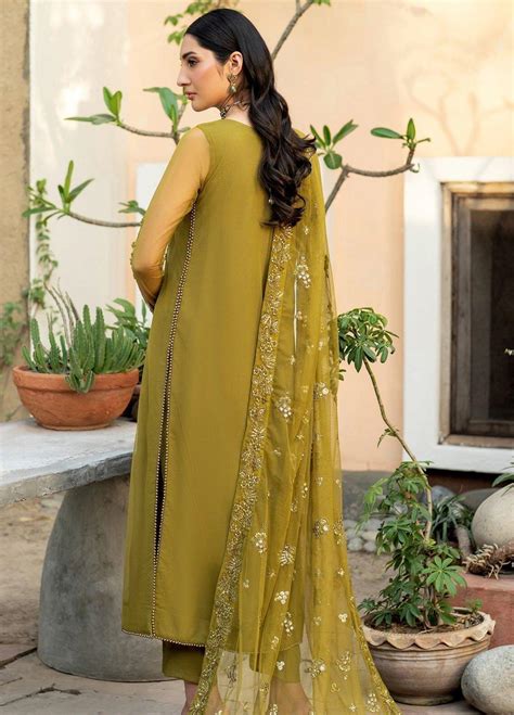 Hw 06 Jean Arzou By Zarif Embroidered Chiffon Suits Formal Collection