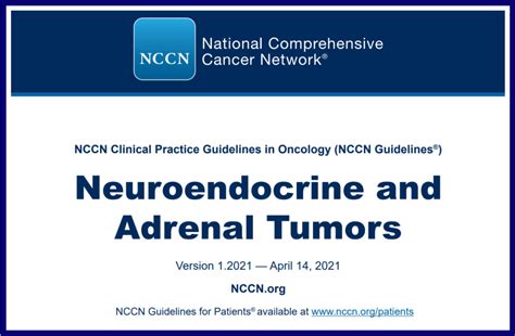 Nccn Guidelines Neuroendocrine And Adrenal Tumors 2 Carcinoid Cancer Foundation
