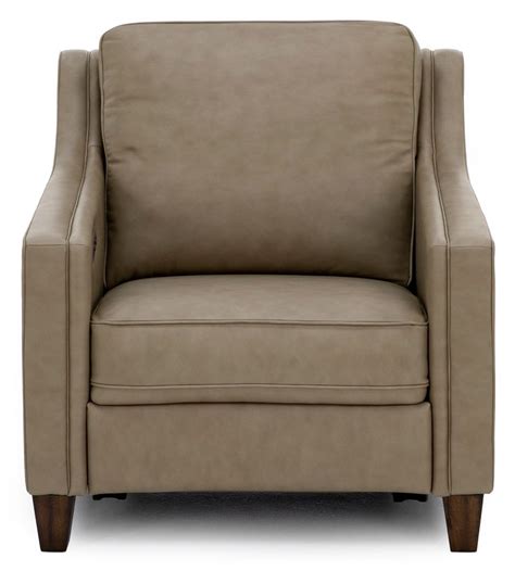 Flexsteel Emery Leather Power Wall Saver Recliner Tan 37w X 37h X