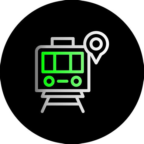 Subway Dual Gradient Circle Icon 39490377 Vector Art At Vecteezy