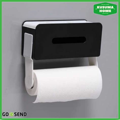 Jual Gantungan Tempat Tisu Toilet Dapur Rovogo Papper Rol Tissue Wall Mount Shopee Indonesia