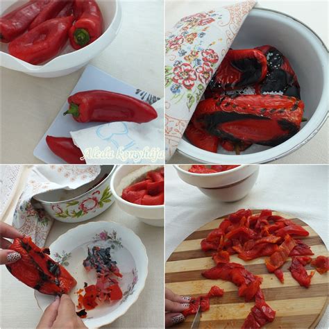 Aleda konyhája Sült paprika saláta