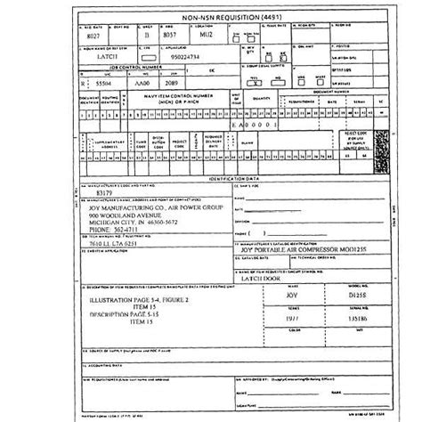 Figure 6 17 Non Nsn Requisition Navsup Form 1250 2