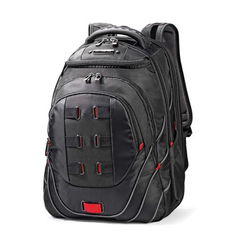 Samsonite® Tectonic 17″ Pft Backpack Blackred Branded Backpacks