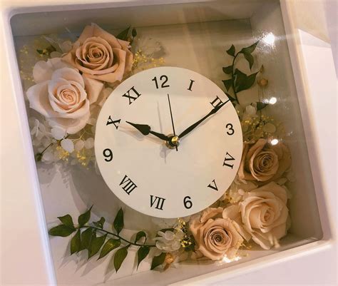 대전 유천동 꽃뜸 플라워 꽃뜸 프리저브드 시계 ⏰ 프리저브드 플라워로 제작된 작품 Facebook