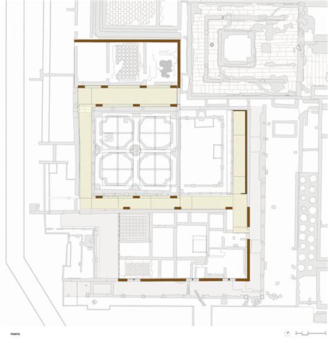 Domus Affreschi Archeological Building Cover Ldarchitects Archdaily