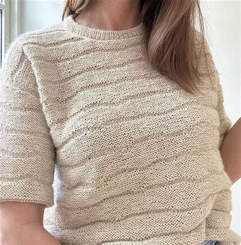 Летний топ спицами сверху без швов Tide Loop Tee