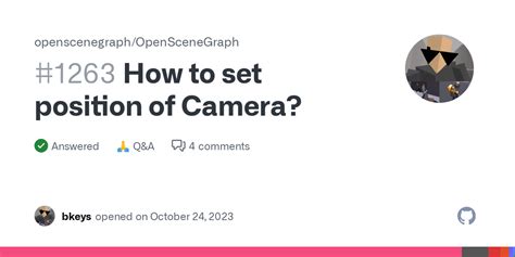 How To Set Position Of Camera · Openscenegraph Openscenegraph