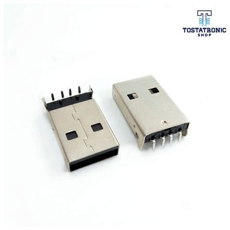Conector Hembra USB 2 0 Pines De 90 Grados Tostatronic