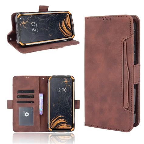 Case For Doogee S88 Plus Magnetic Closure Leather Wallet Cover