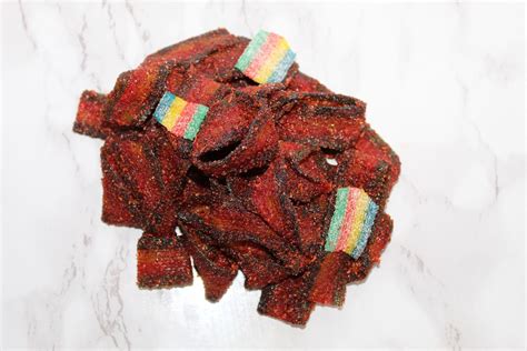 Dulces Enchilados Sour Rainbow Belts Christmas Candy Holiday Candy