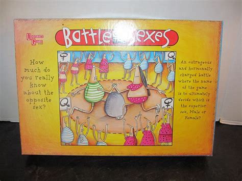 Vintage Battle Of The Sexes Board Game 1997 University Games Complete