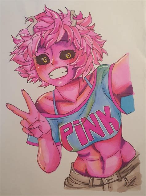 My Fanart Of Mina Ashido Reference Use Bokunoheroacademia