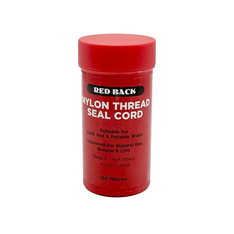 Red Back Nylon Thread Seal Cord 150m Plumbers Choice