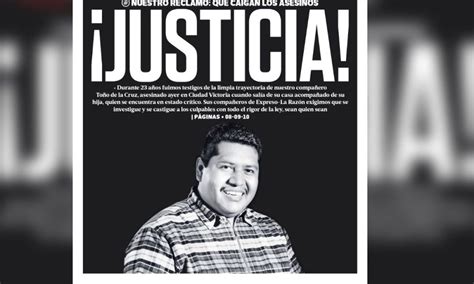¡justicia La Exigencia De Los Colegas De Antonio De La Cruz En