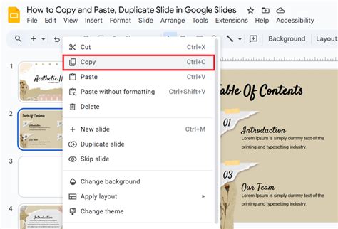 How To Copy Paste And Duplicate Slides In Google Slides SlideChef
