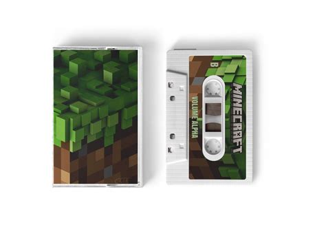 Minecraft Volume Alpha Audio Cassette Tape Includes Artwork And Tracklist