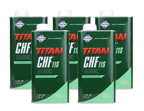FUCHS TITAN CHF 11S Hydraulic, Power Steering Fluid, Formerly Pentosin ...