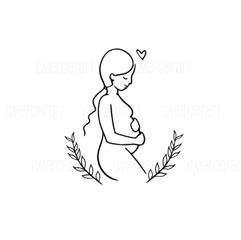 Pregnant Woman Svg Pregnancy Svg Motherhood Svg File For Cricut