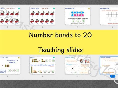 Number Bonds To 20 Teaching Slides Year 1 White Rose Maths Spring Block 2 Step 3 Teaching