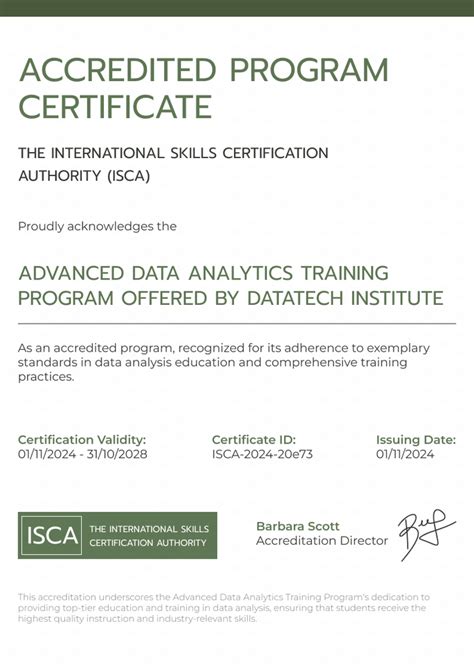 Polished Formal Accreditation Certificate Template