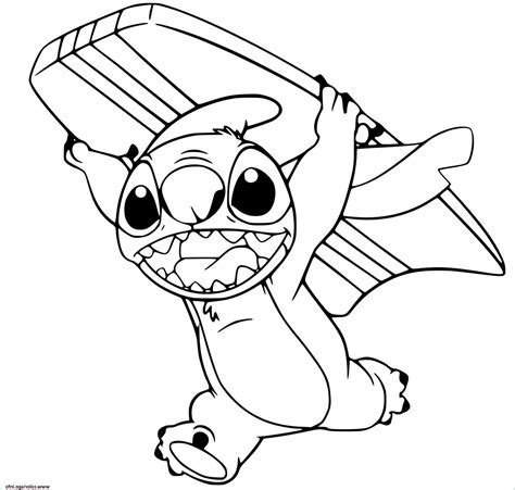Coloriage Stitch