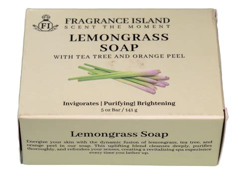 Lemongrass Soap With Tea Tree And Orange Peel