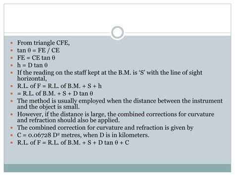 Trigonometric Levelling Ppt